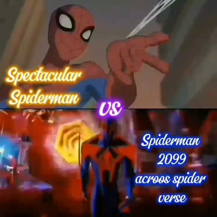 Spectacular Spiderman vs Spiderman 2099 ASTV - YouTube