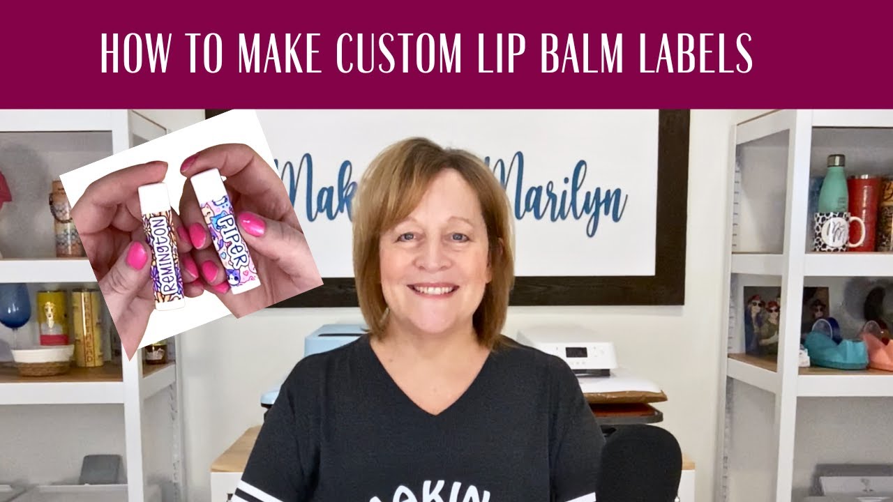 How to Make Custom Labels for Lip Balm - YouTube