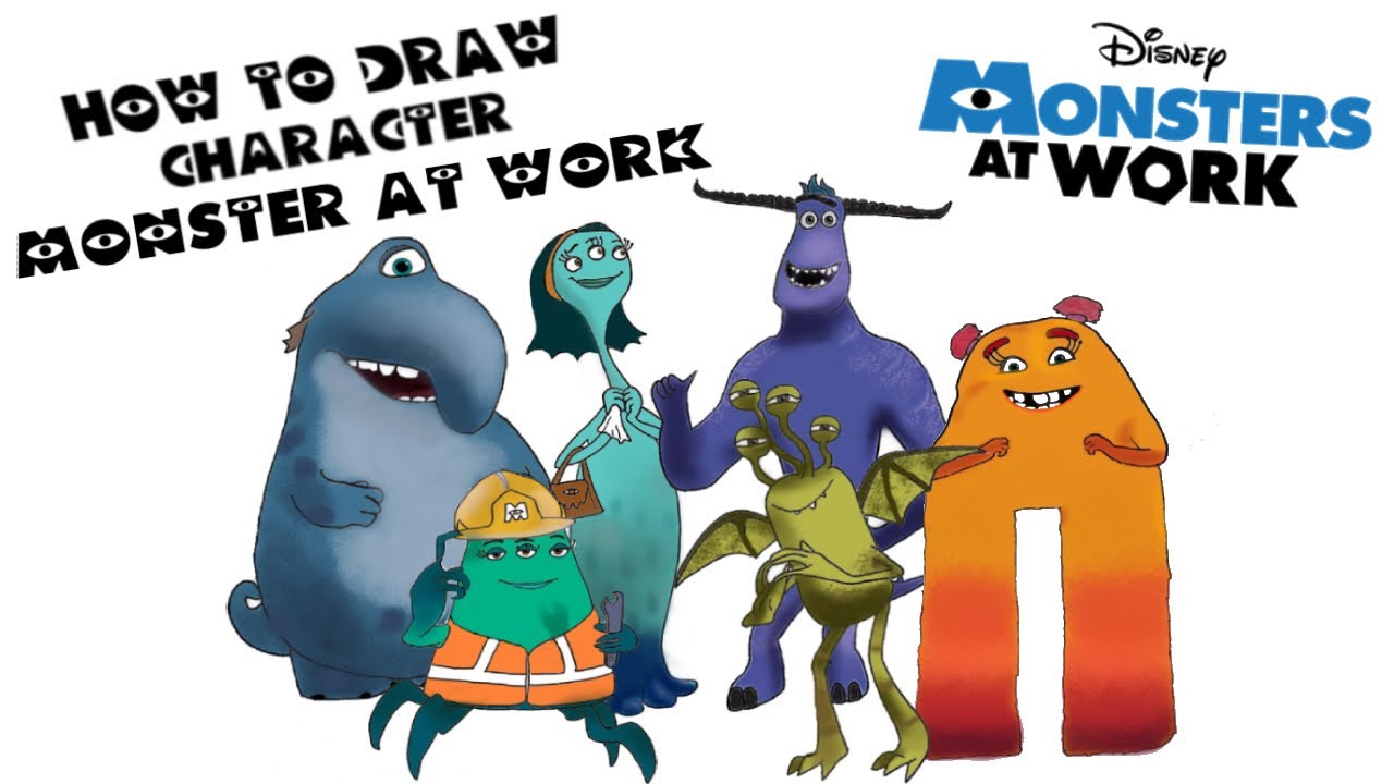 how to draw monsters at work - YouTube