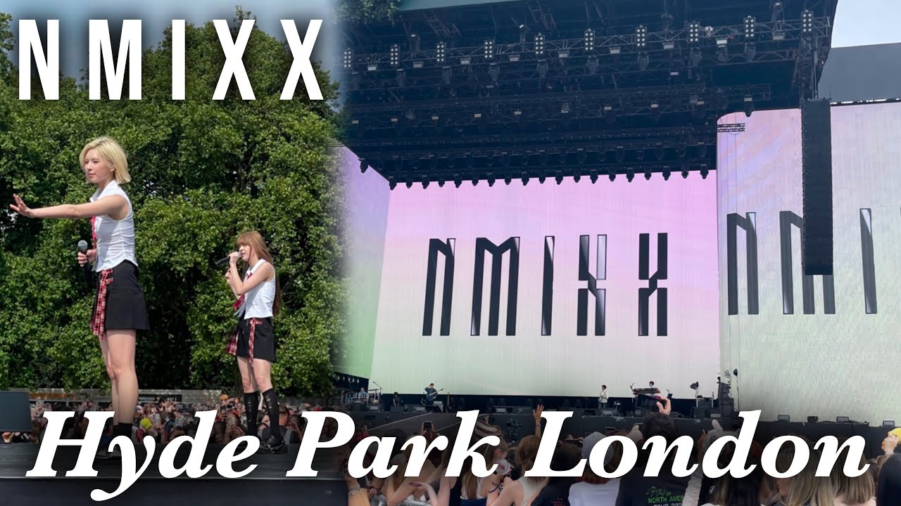 Nmixx live at BST Hyde park London - YouTube