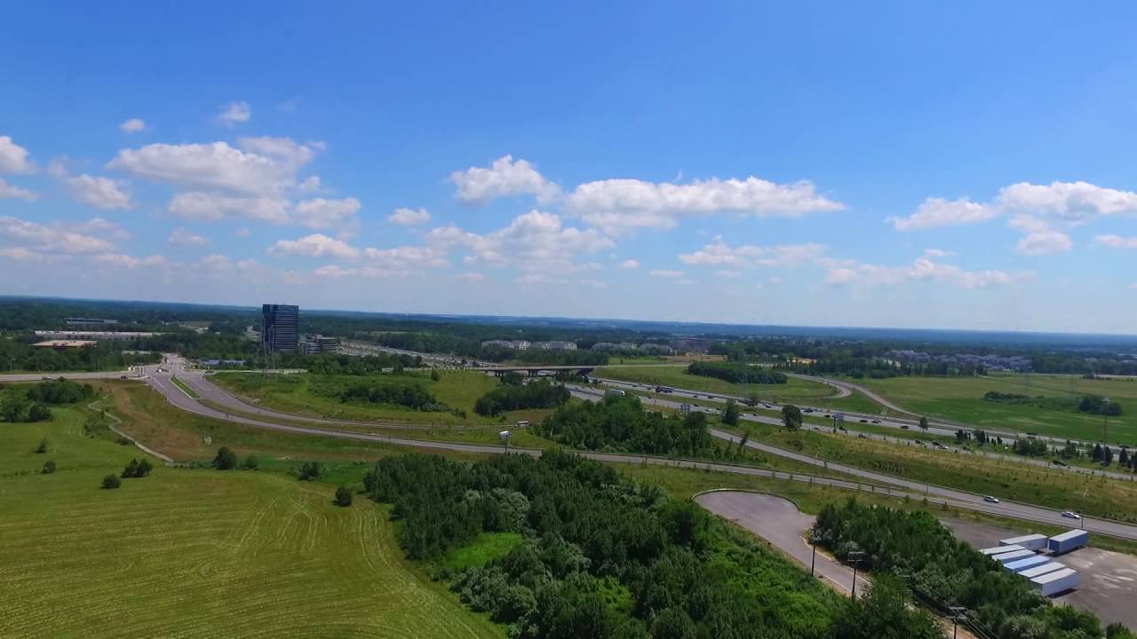 Drone trails plane - YouTube