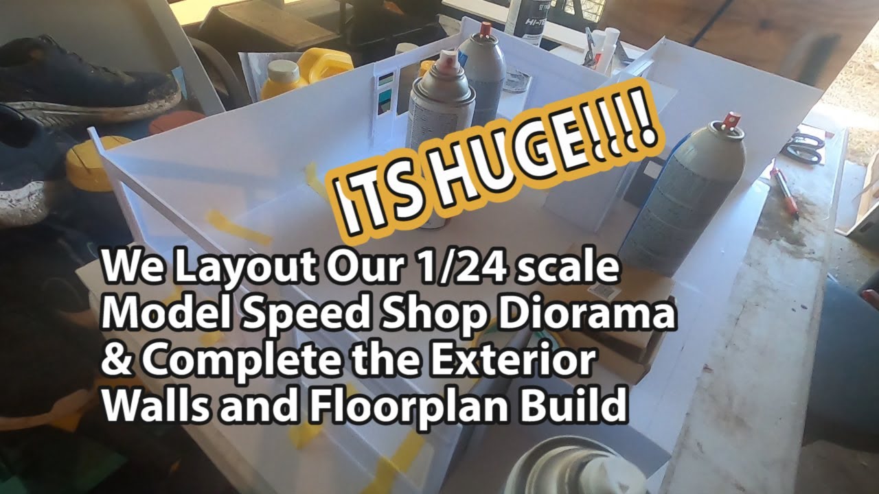 EP1195 1980s Speed Shop Build We Finalize Floorplan and Build Exterior ...