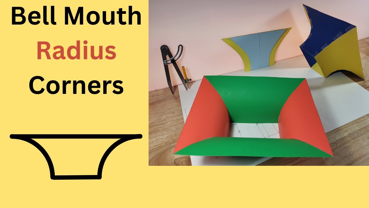 How To Make A Bell Mouth w/ Radius Corners - YouTube