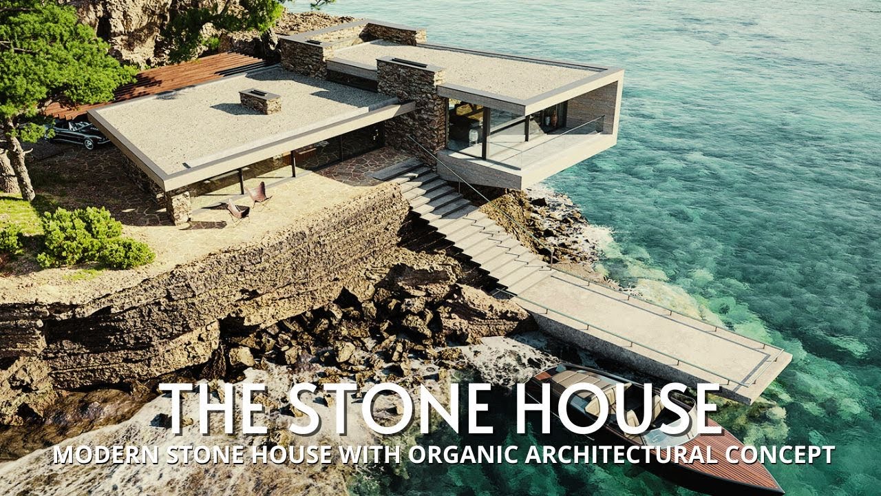 Modern House Design With Sea Landscape And Blending Seamlessly With The ...