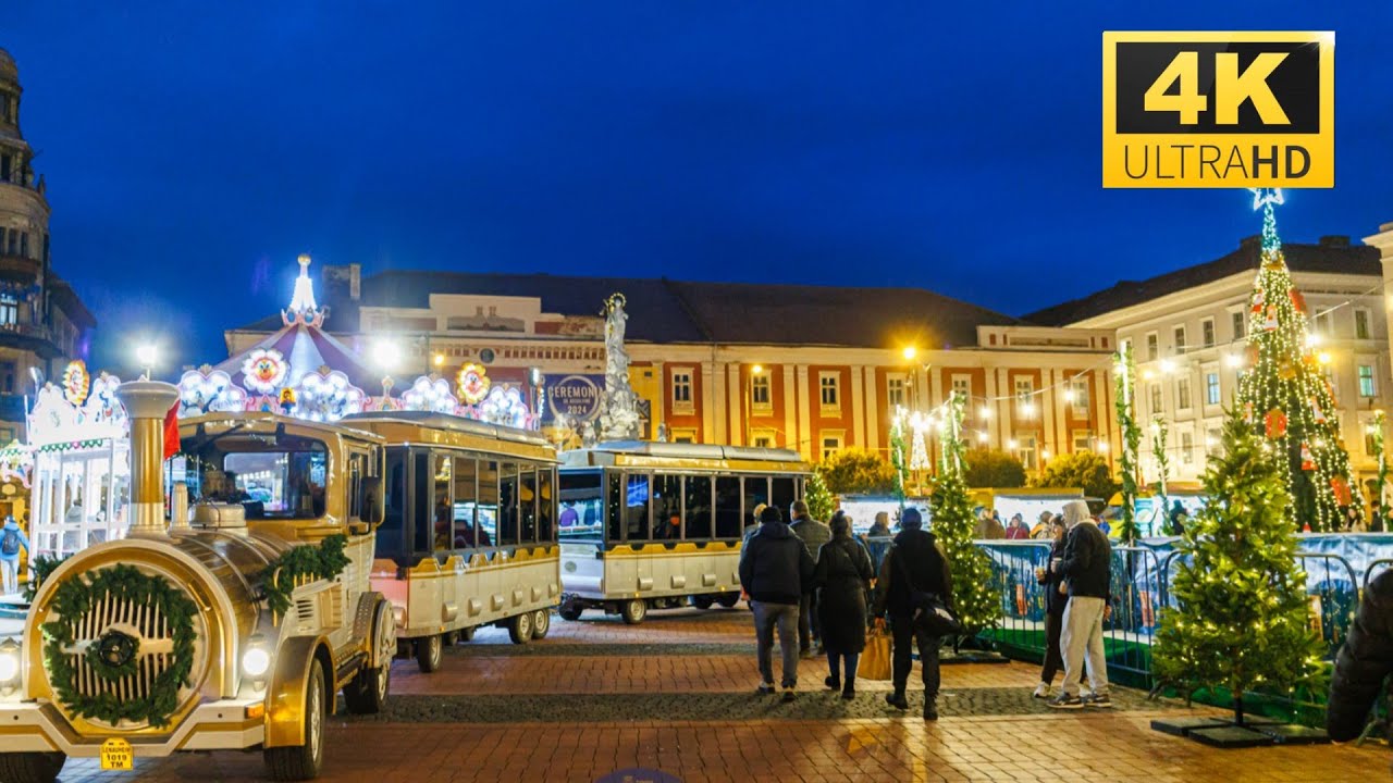 Timisoara, Romania 4K Walking Tour - Day and Night - YouTube
