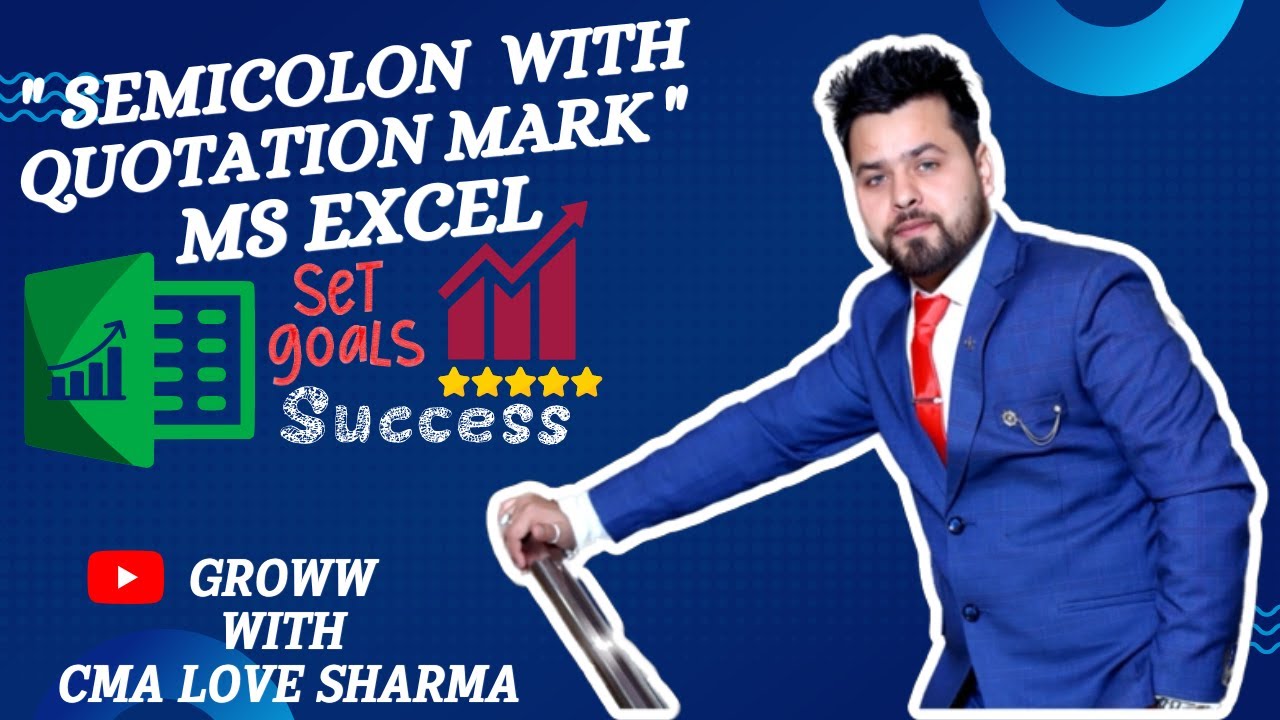 MS Excel Formula Semicolon With Quotation Mark text II ms-excel-formula-semicolon-with-quotation-mark-text-ii