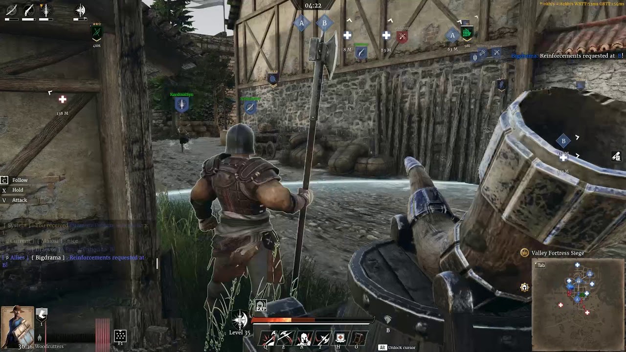 Conqueror's Blade: Late Knights on Siege defense part 1 - YouTube