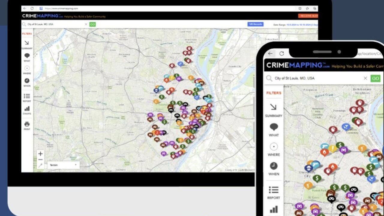 St. Louis Metropolitan Police Department launches new crime mapping ...