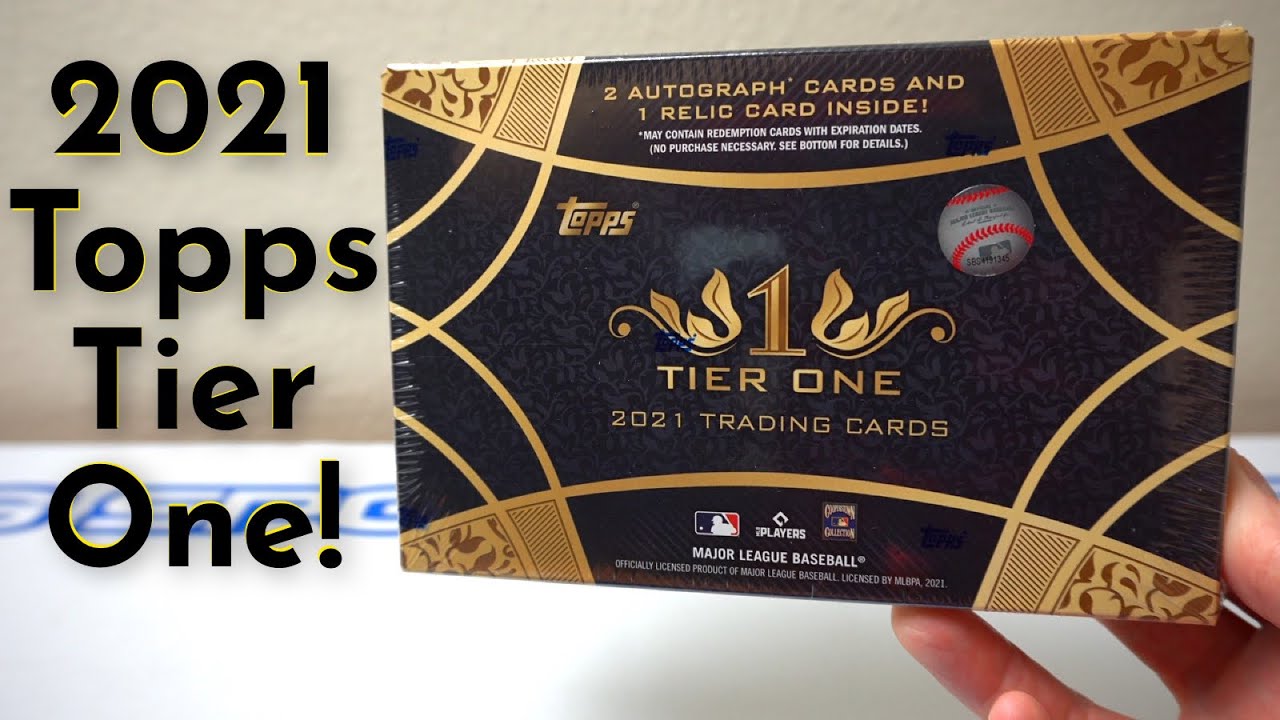 2021 Topps Tier One Box Break #1! THANKS TOPPS! - YouTube