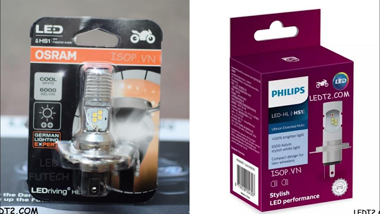 Review: Đèn Pha LED Moto Philips vs Osram vs Ultra View ll Philips Có Phải Luôn Tốt Nhất ...