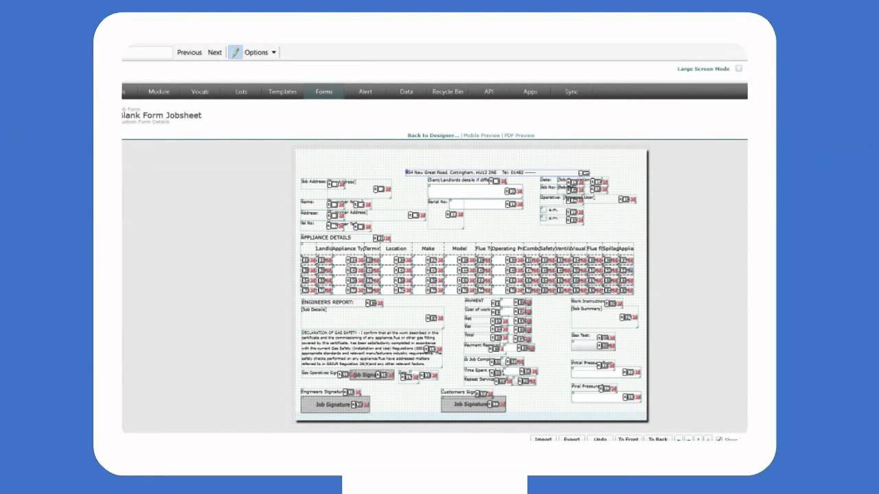 Custom eForms - MindYourService.com - YouTube