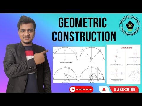 Geometric Construction || Geometric Construction in Civil Engineering ...