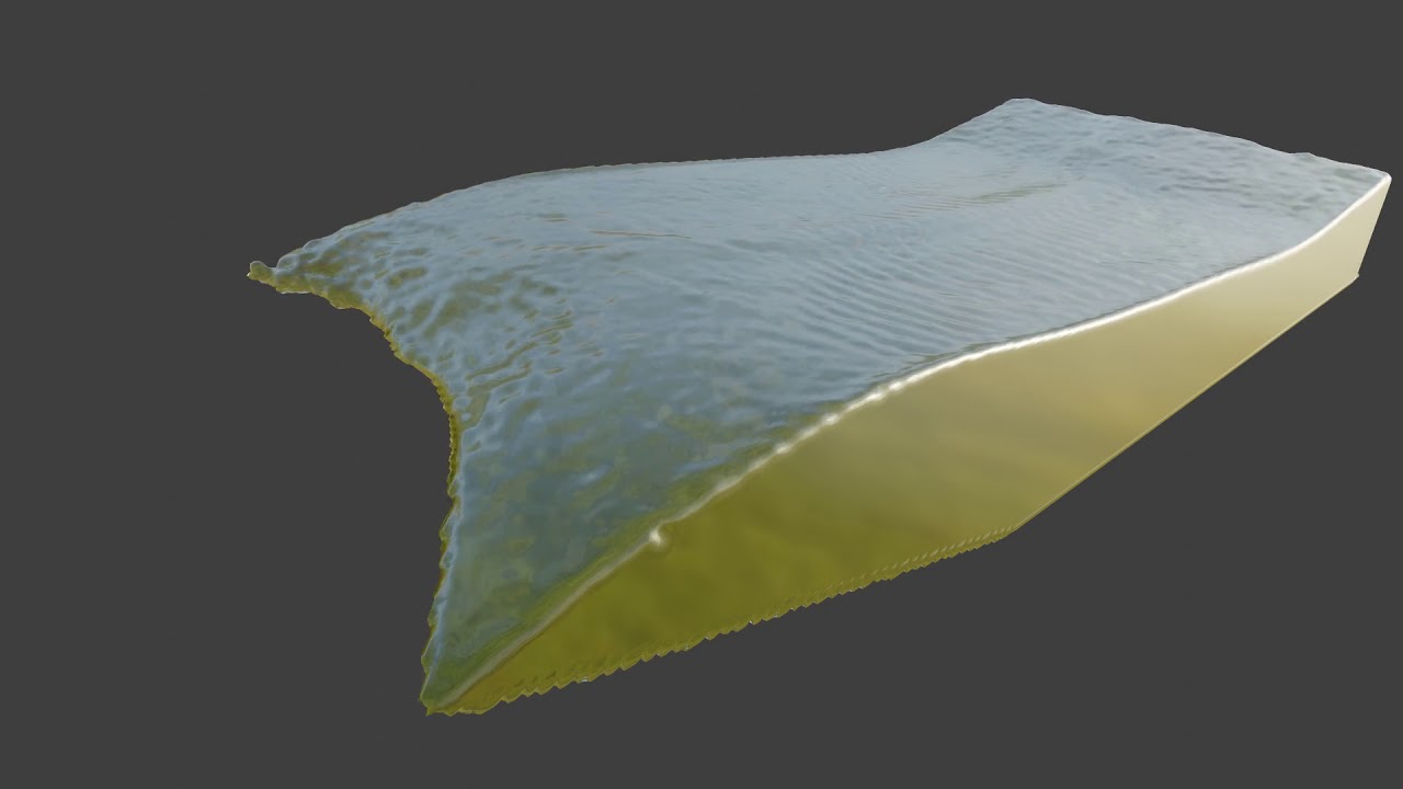 Ocean Wave Blender 2.8 - YouTube