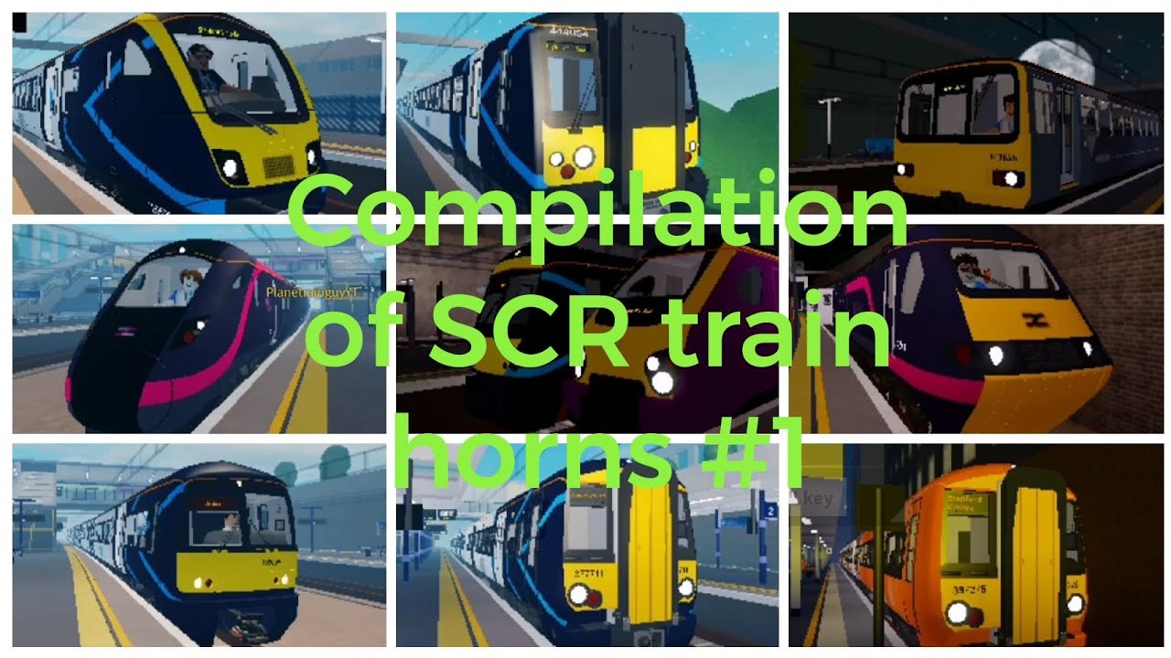 Compilation of SCR train horns #1 - YouTube