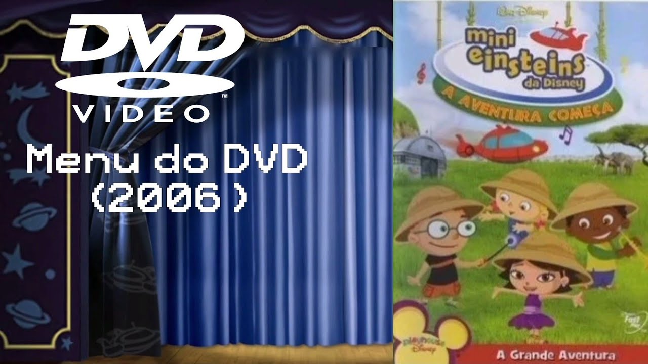 Menu DVD Mini Einsteins A Aventura Começa Disney (2006) - YouTube