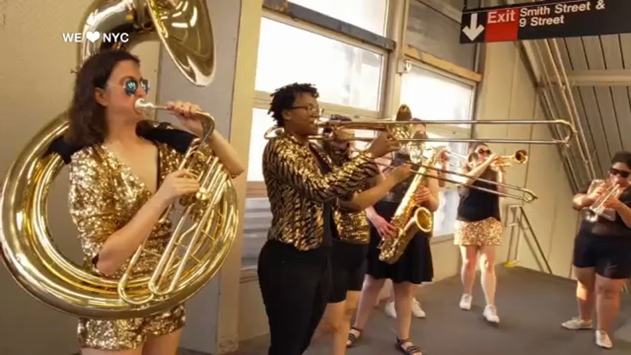 All-female brass band wins Riders' Choice Award honor - YouTube
