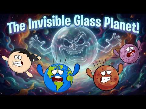 The Invisible Glass Planet! | #aumsum #kids #science