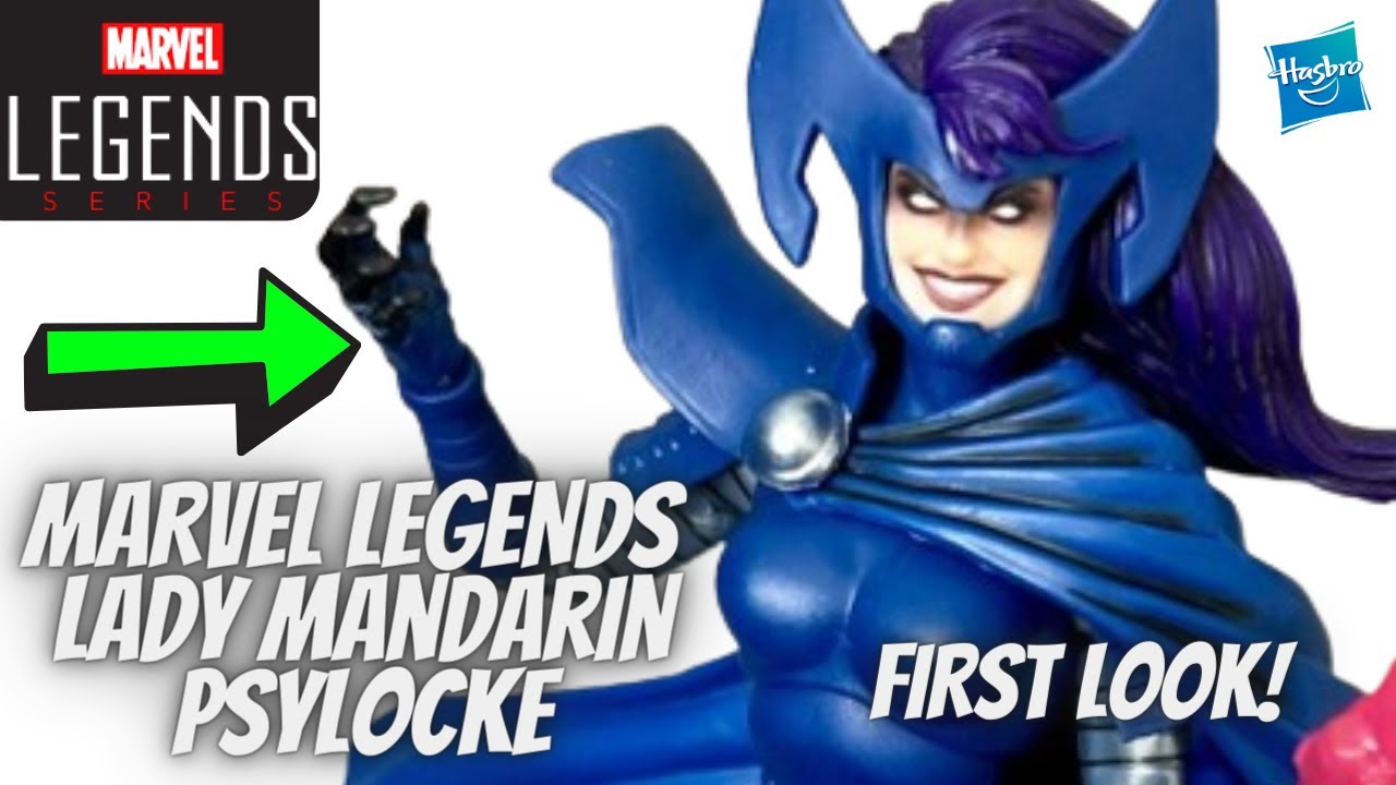 Marvel Legends Series 50th Anniversary Wolverine Lady Mandarin Psylocke ...