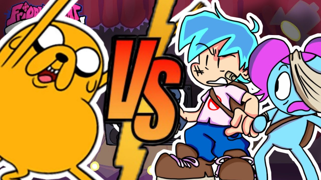 FNF VS Jake Adventure Time Friday Night Funkin Mod - YouTube