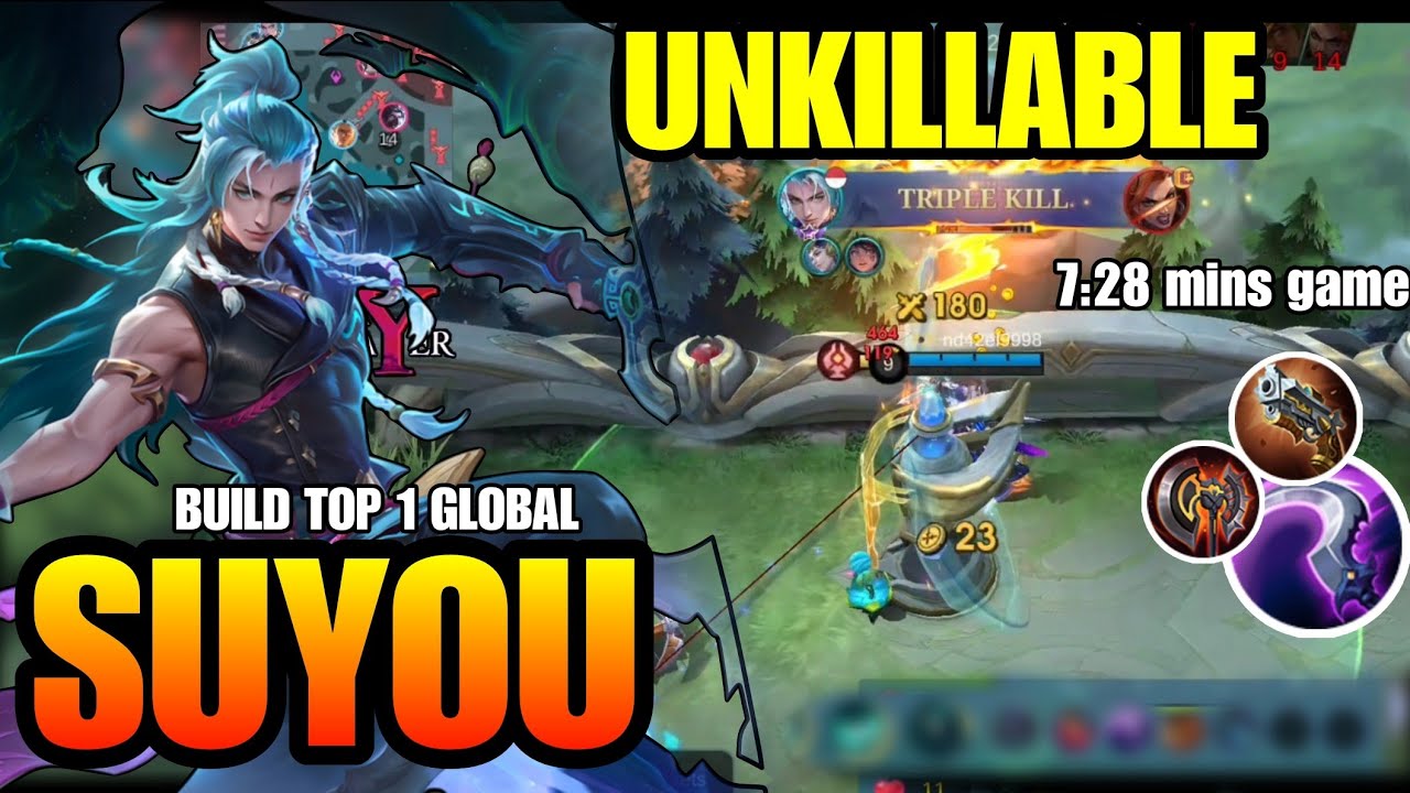 Suyou Best Build and Emblem 2025 pt 121 - Build Top 1 Global Suyou ...