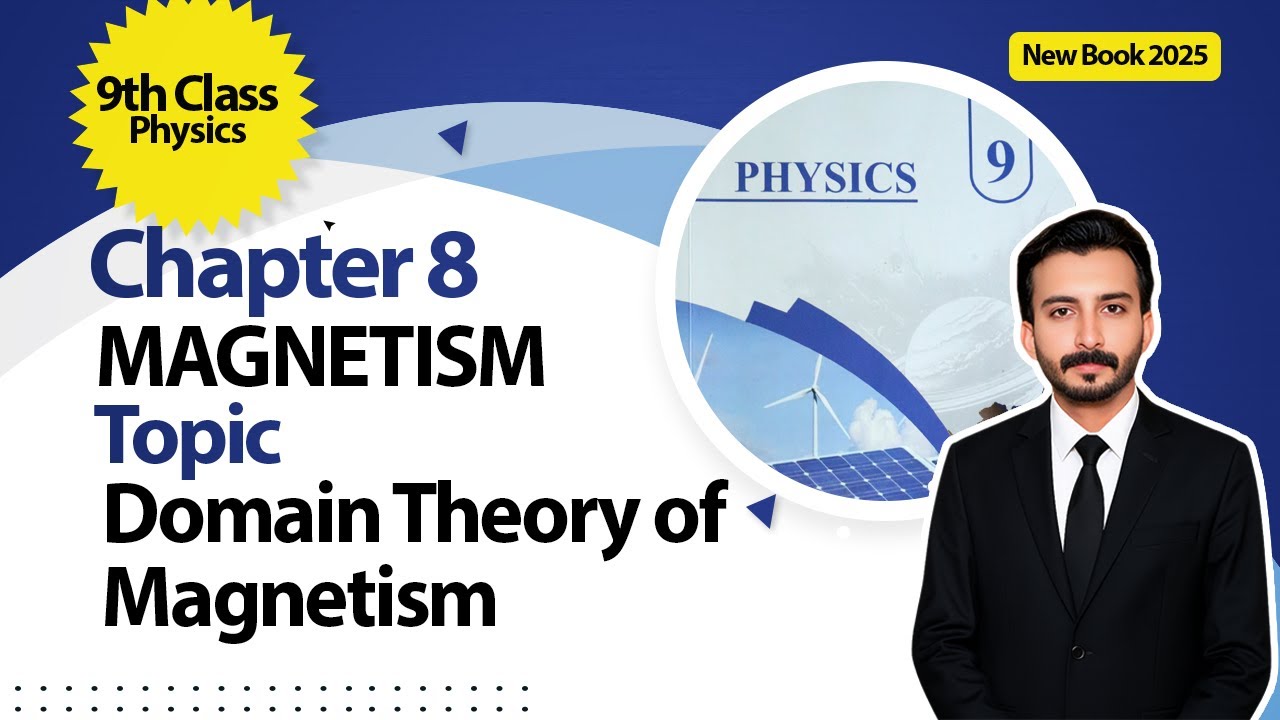 9th Class Physics Chapter 8 | Magnetism | Domain Theory of Magnetism ...