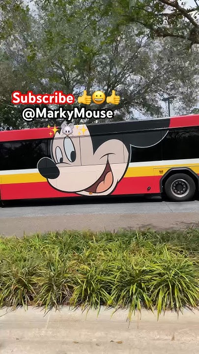 Disney Mickey Mouse bus #bus #buses #busdriving #busdriver #drive # ...