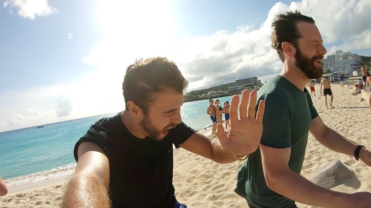 Standing behind a plane!! At Sea #4 - YouTube