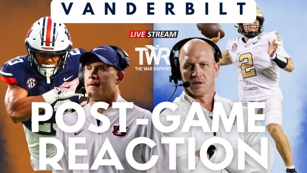 REACTION Auburn vs Vanderbilt - YouTube