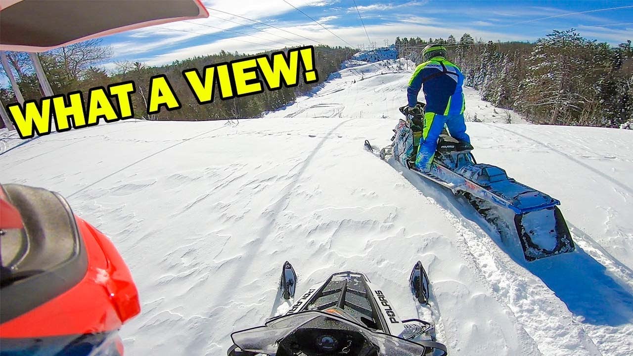 Upper Michigan Powerline Snowmobiling - YouTube