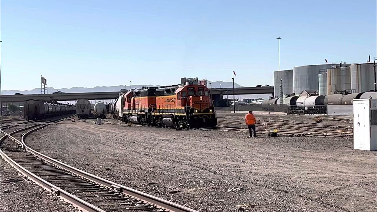 BNSF switching yard in Phoenix AZ 10-30-2021 - YouTube