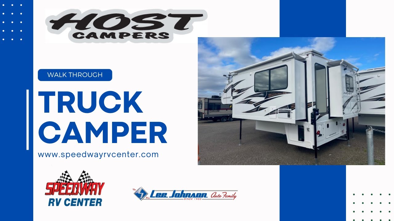 2024 Host Industries Mammoth Truck Camper - Speedway RV in Monroe - YouTube