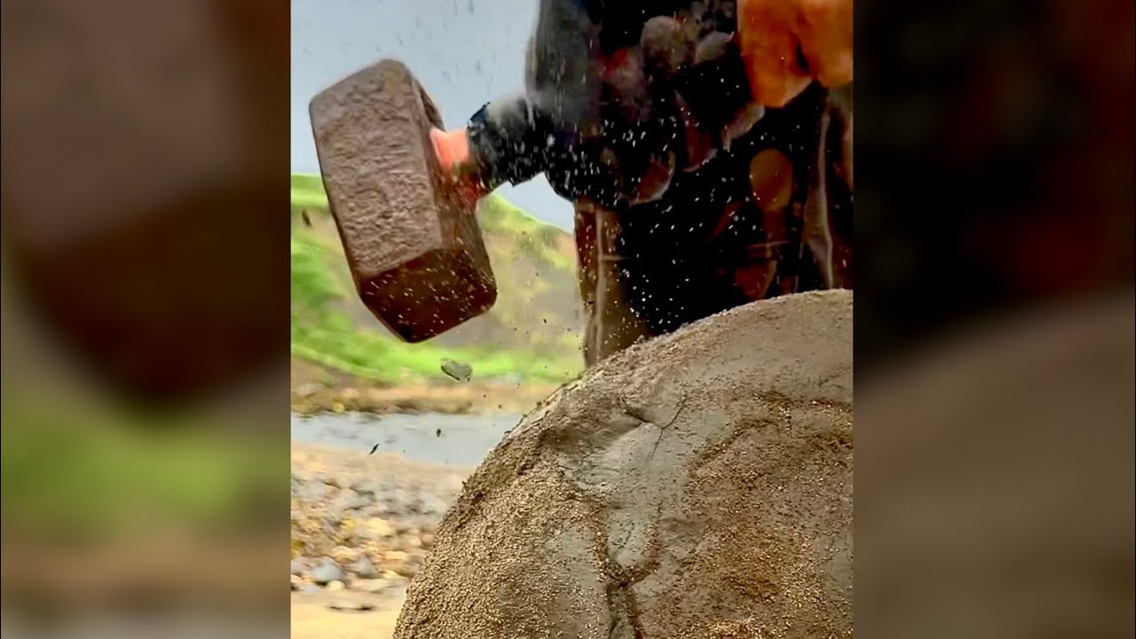 Do Big Rocks Contain Even BIGGER Fossils? We Hammered Rocks in Size ...