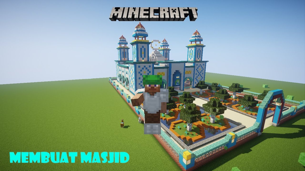 MINECRAFT : membuat Masjid #2 - YouTube