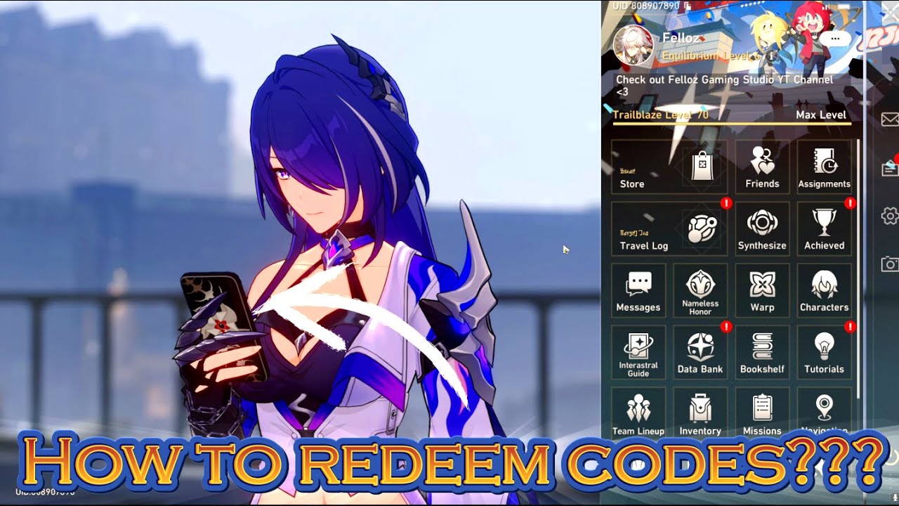 How to REDEEM codes in Honkai Star Rail??? (HSR) - YouTube