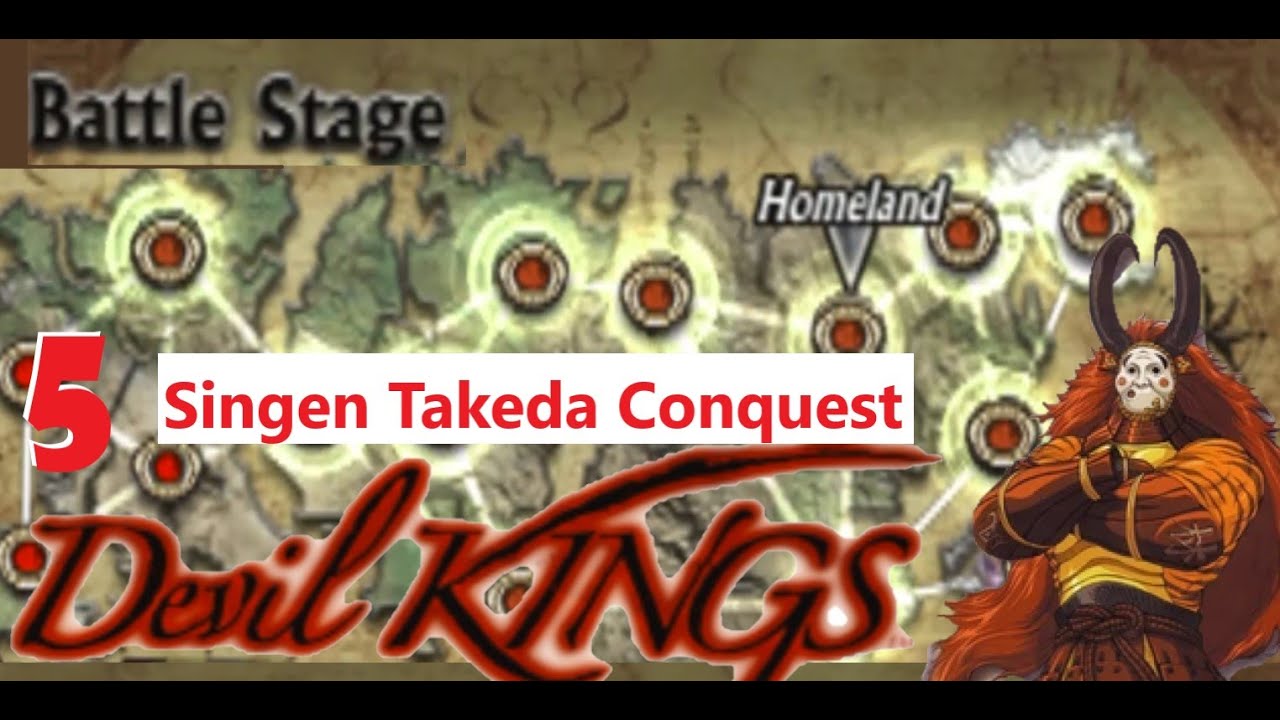 Devil Kings Red Minatour, Takeda Singen Conquest Battle #5 | Devil King ...