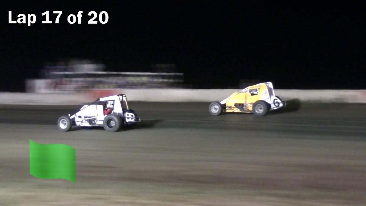 305 non-winged sprint cars - Off Road Speedway (7-18-20) - YouTube