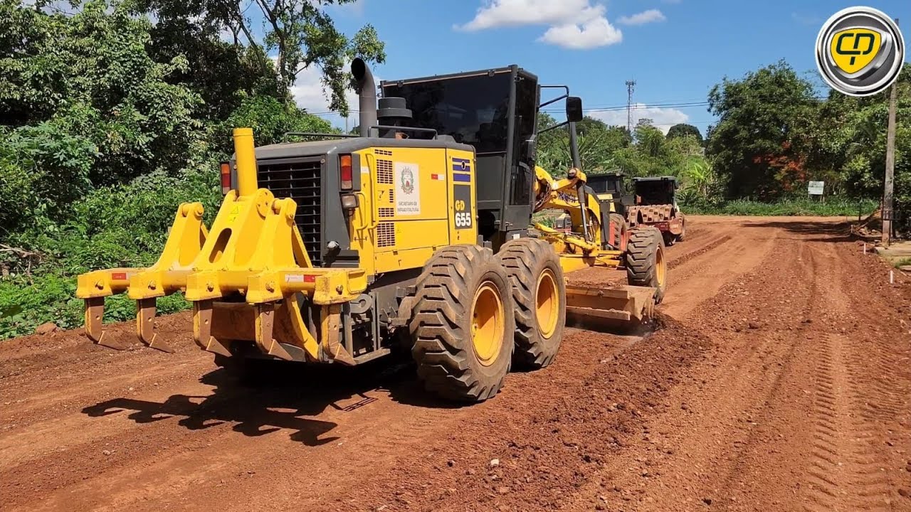 RECUPERANDO ASFALTO (PAVIMENTO) Motoniveladora/Patrol/Patrola/Motor ...