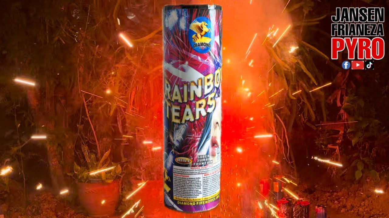 Rainbow Tears Fountain (Big) by Diamond Fireworks | Salubong 2025 | New ...