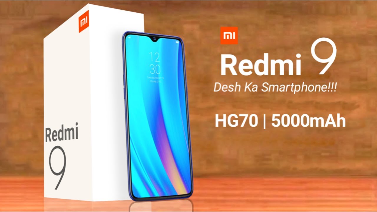 Redmi 9 - Helio G70 Processor, 5000mAh Battery | Price, Launch date ...