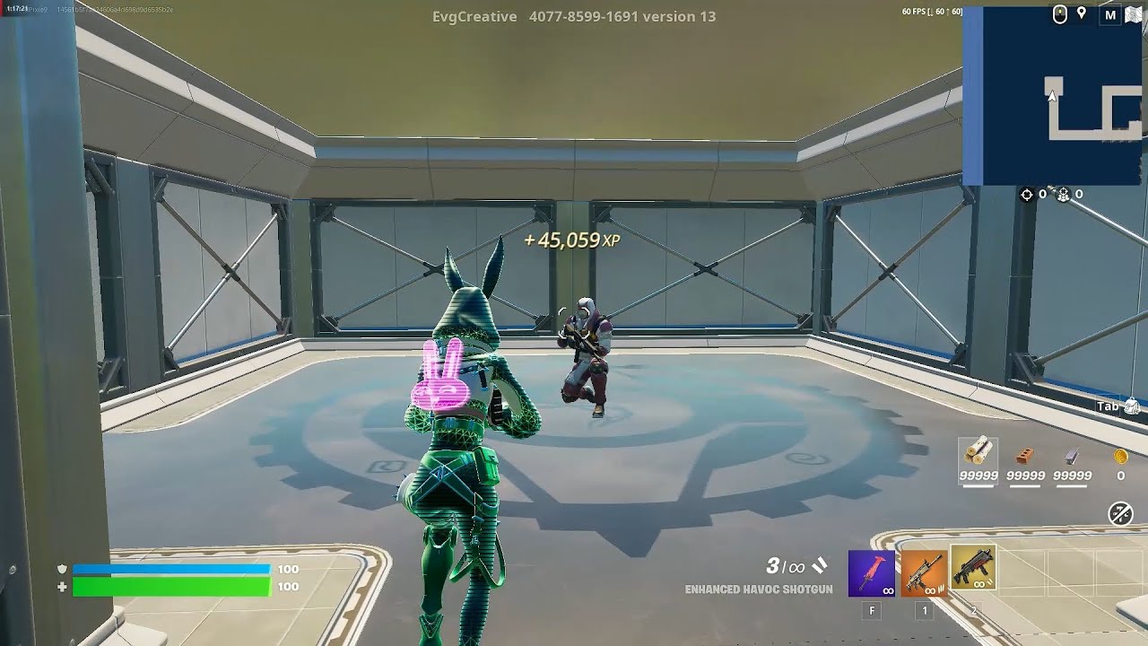 NEW EASY XP MAP FORTNITE #35 - YouTube