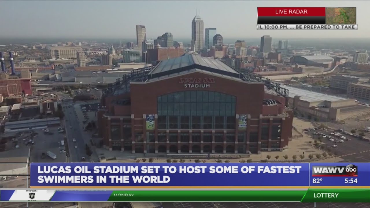 Olympic swimming pools inside Lucas Oil Stadium to be built in three ...