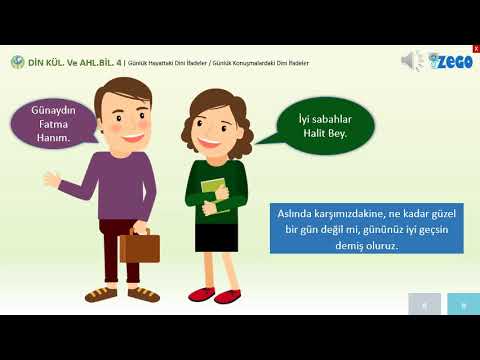 Din Kültürü ve Ahlak Bilgisi 4 - Günlük Hayatta Dini İfadeler