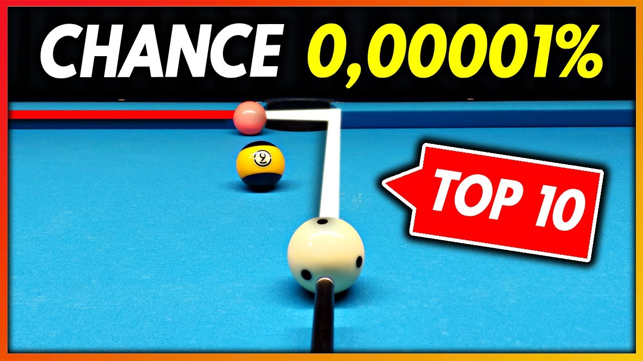 10 INCREDIBLE POOL SHOTS That Will Leave Your Opponent SPEECHLESS - YouTube