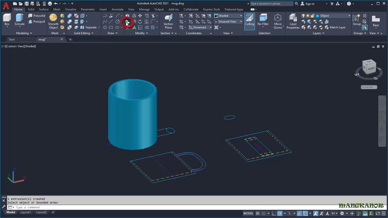 Convert 2D Objects To 3D Objects AutoCAD 2021 Autodesk Knowledge Convert 2D Objects To 3D Objects AutoCAD 2021 Autodesk Knowledge