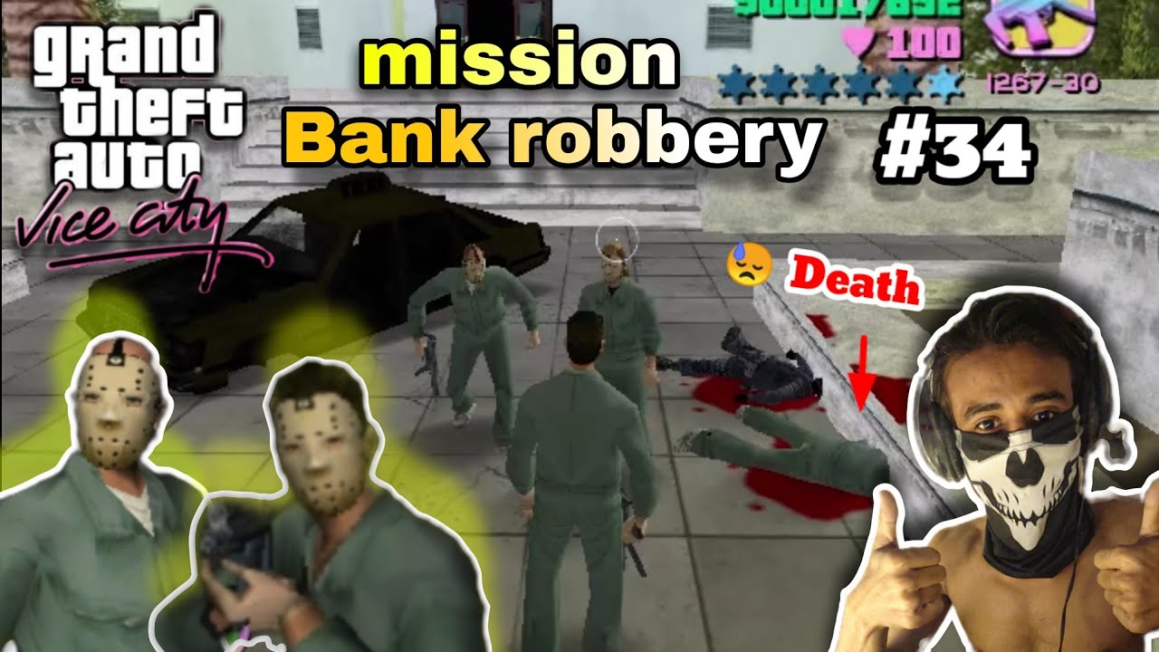How To Do Big Bank Heist in GTA Vice City? Epic Mission Gameplay ...