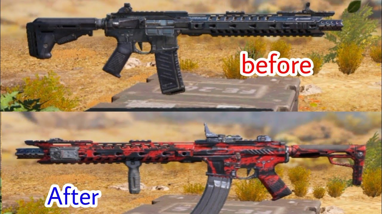 full customize m4 | call of duty | Shoaib gaming 240 - YouTube