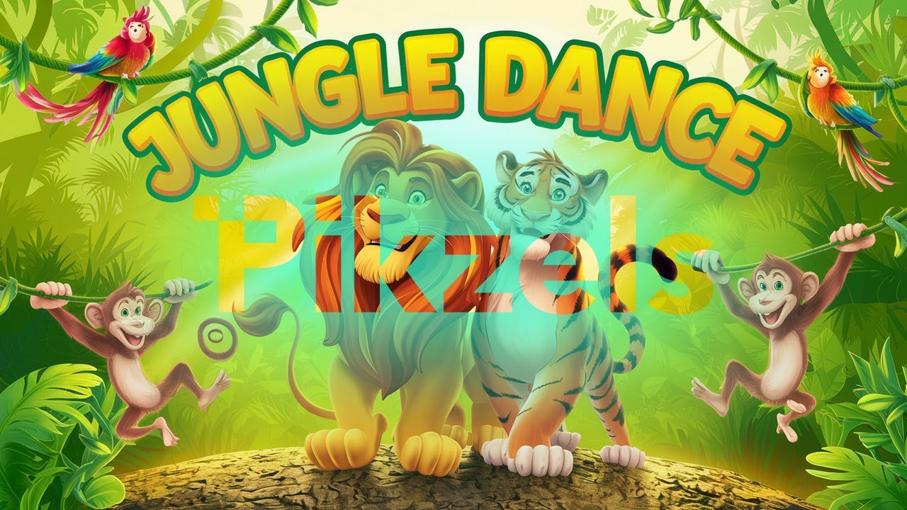 The Jungle Dance Song 🦁🎶 | Fun Animal Song for Kids! #kidssongs # ...