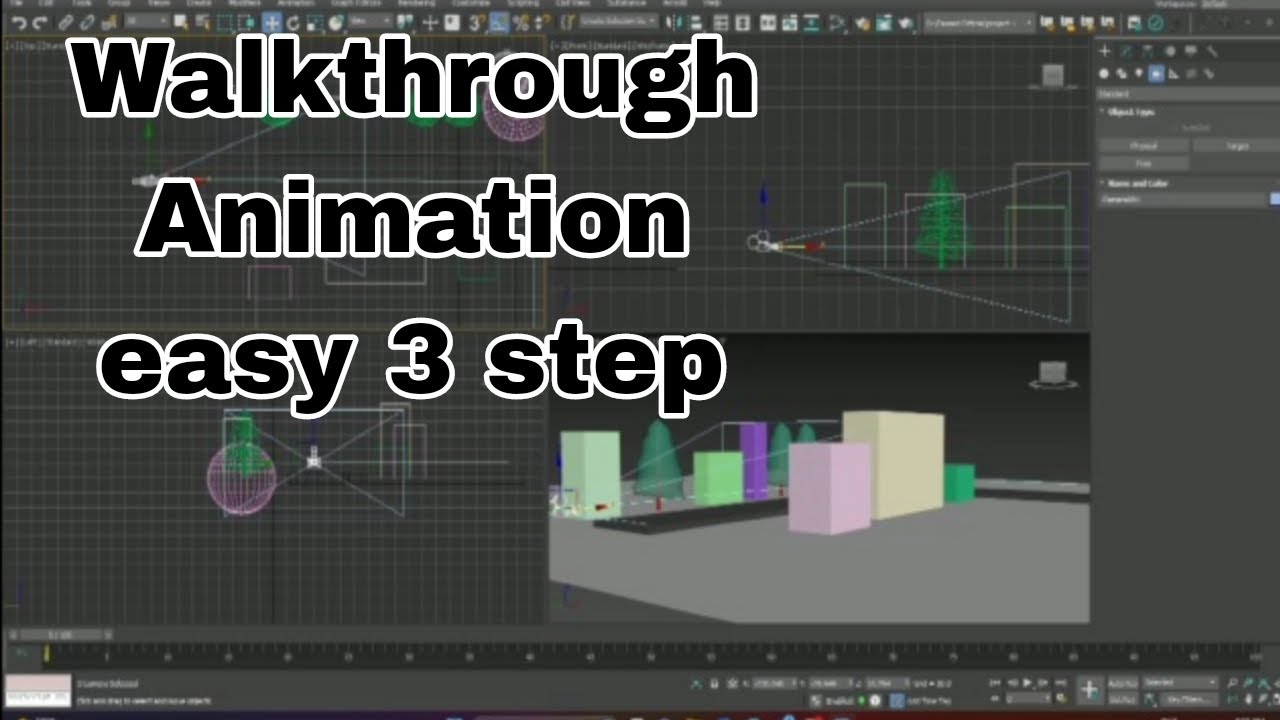 Create walkthrough Animation in 3ds max for beginners #3d #beginners # ...