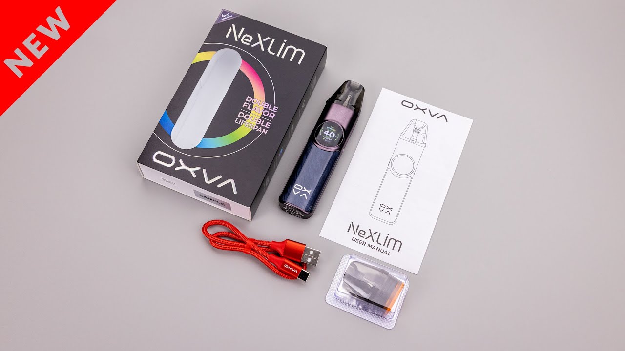 UNBOXING OXVA NeXLIM | DUAL MESH POD - YouTube
