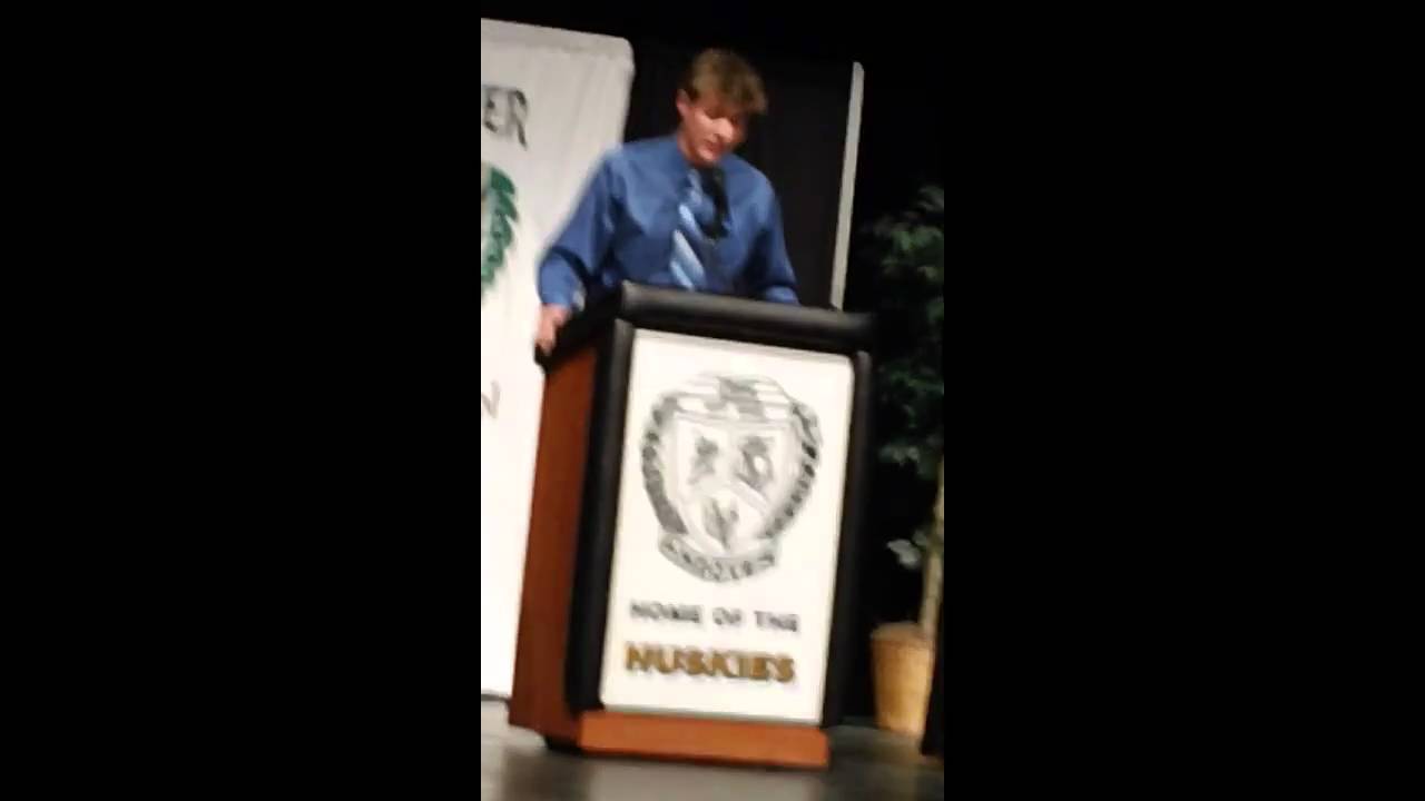 Joe Marvin NHS Speech - YouTube